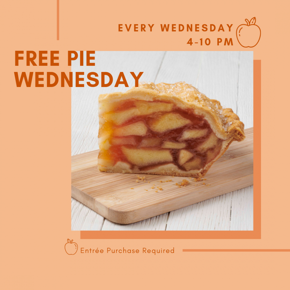 Free Pie Wednesday: 4-10 PM Every Wednesday! | Shari’s Restaurant