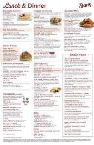 Menu – Shari’s Restaurant