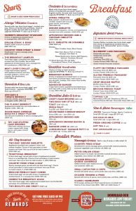 Menu – Shari’s Restaurant